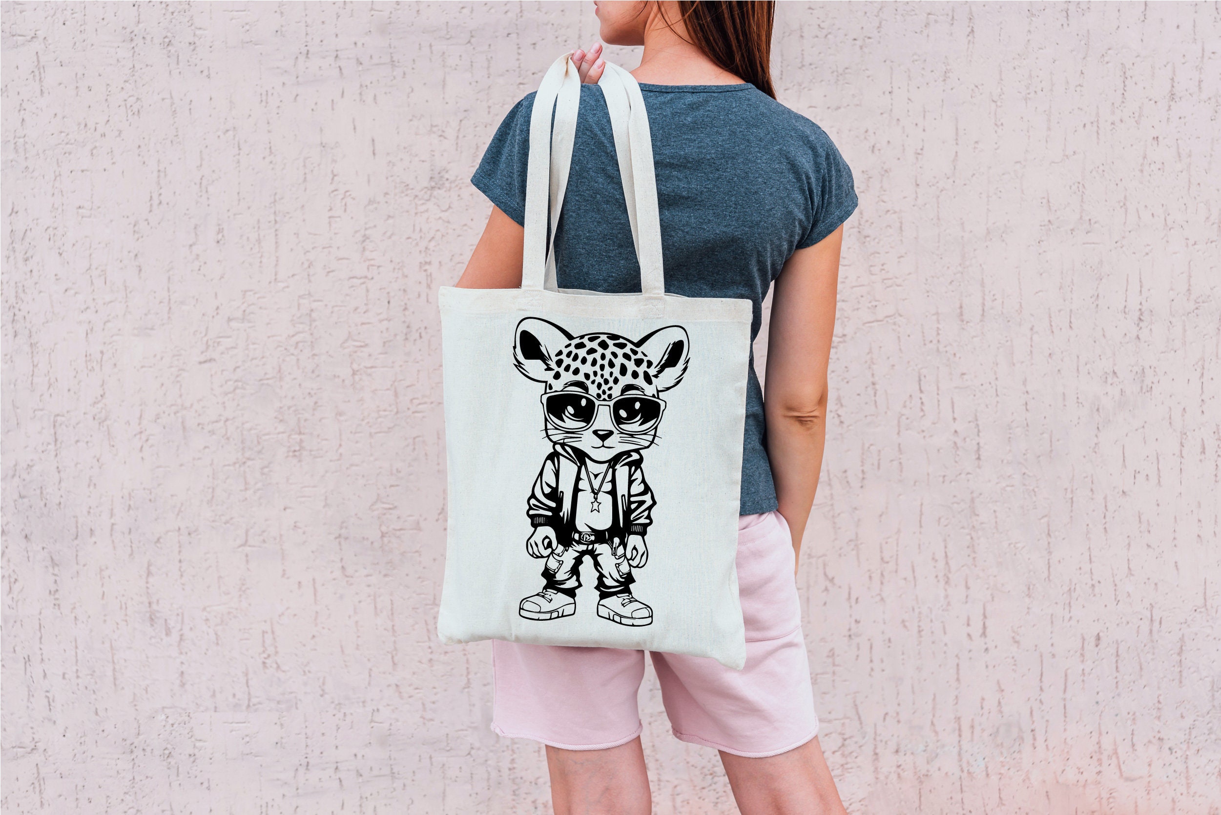 Cool Leopard Svg Cute Hip-hop Png for Cricut Rapper Leopard - Etsy