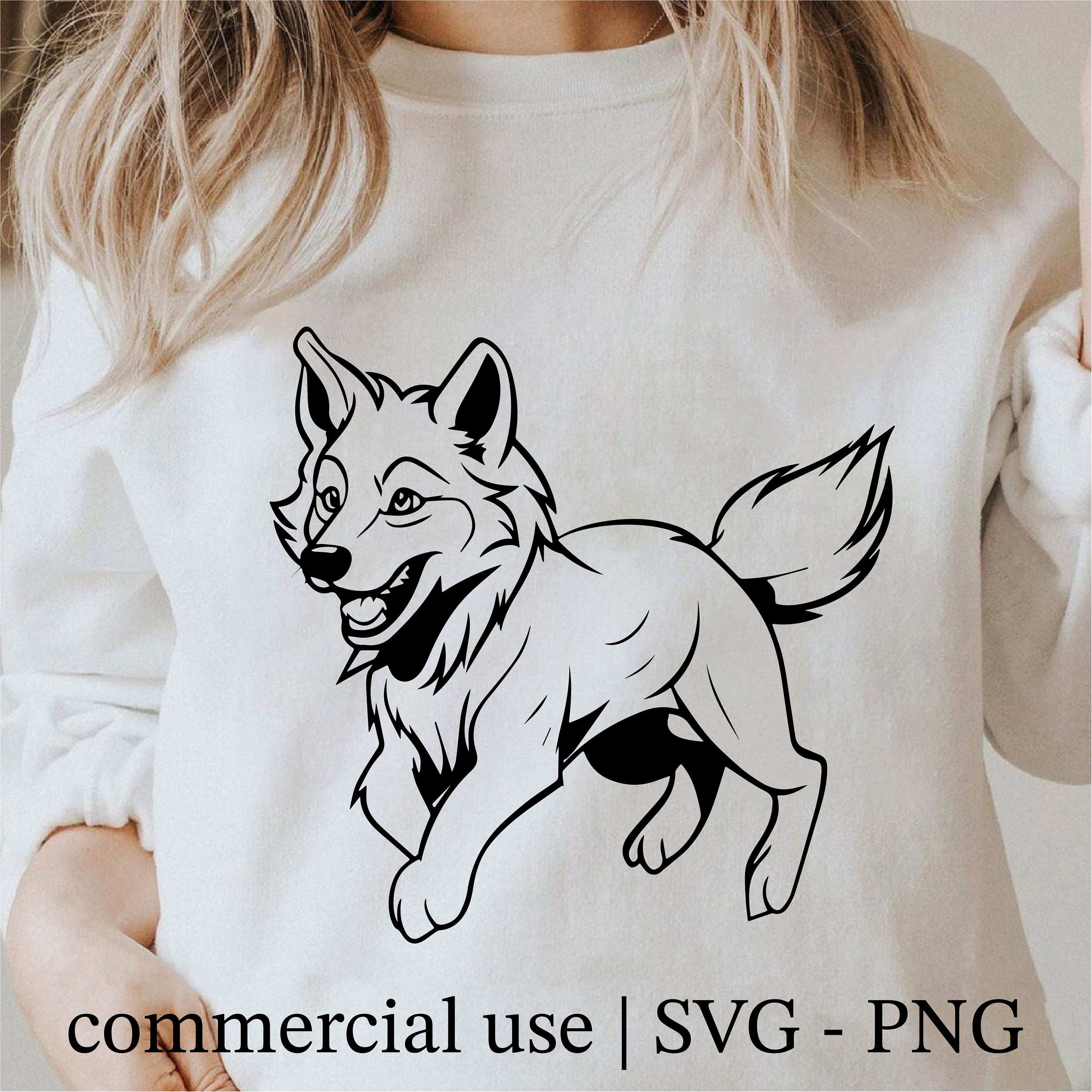 A Little Wolf Svg Running Wolf Svg Baby Wolf Png Puppy Wolf - Etsy