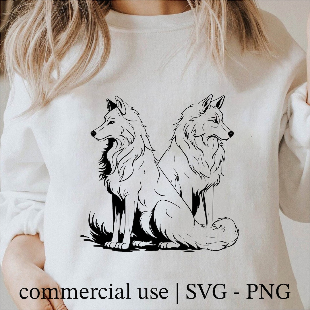Wolf Svg, Sitting Wolf Svg, Sitting Wolf Png, Cricut Wolf Svg, Wolves ...