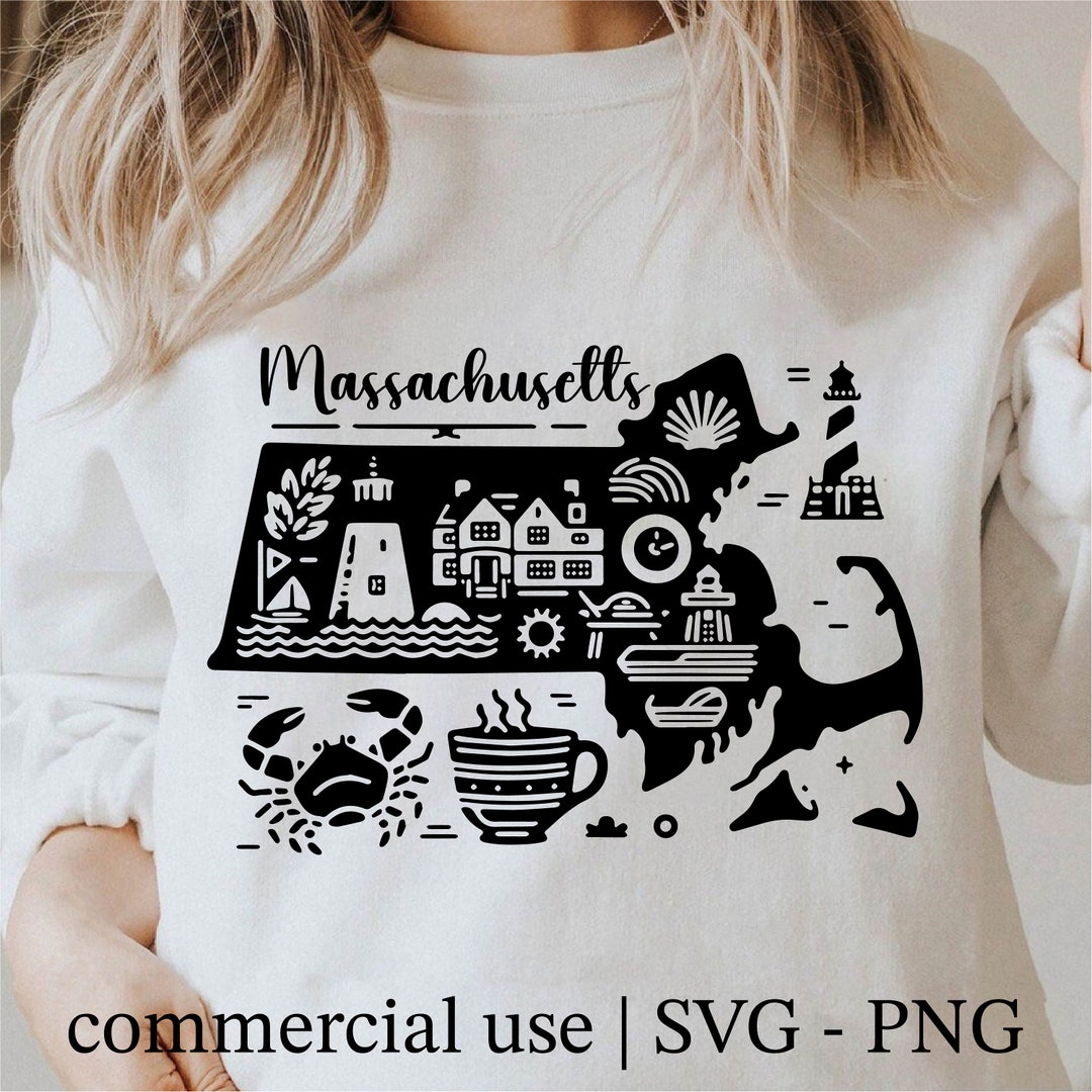 Massachusetts Svg, State Svg, Massachusetts Outline, Massachusetts Png ...