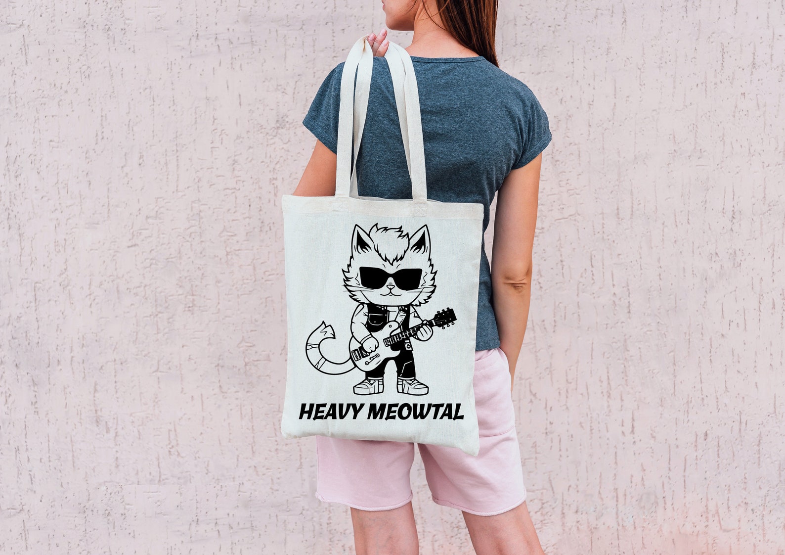 Heavy Meowtal Svg, Heavy Metal Svg, Cat Singer Svg, Musician Svg, Cute ...