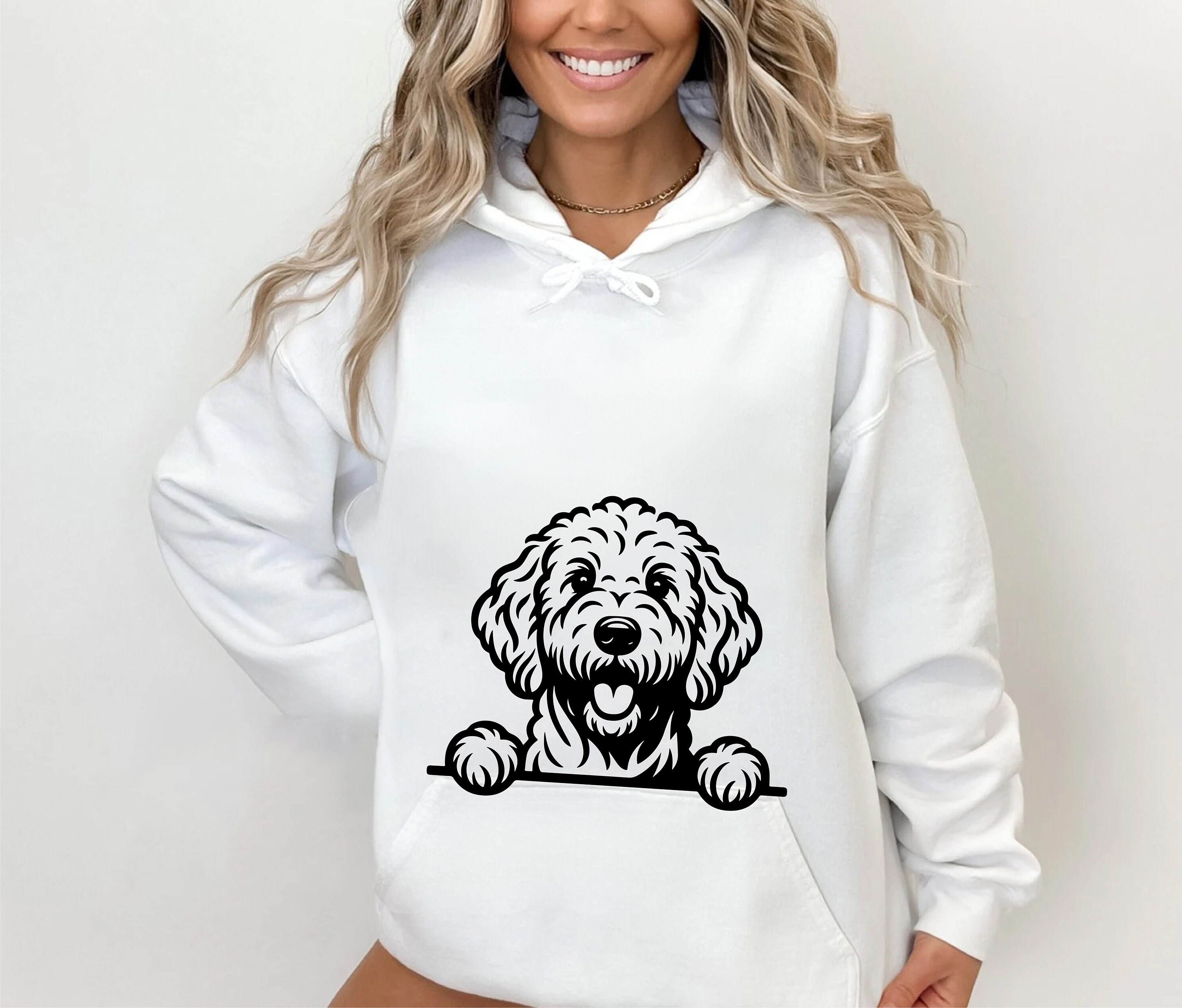 Peeking Goldendoodle Dog Svg, Cute Goldendoodle Svg, Breed Peeking Dog ...