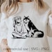 Wolf and Girl Svg Wolf Girl Png Wolf and Women Silhouette - Etsy