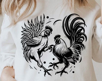 Cockfighting Svg, Angry Rooster Svg, Strong Chicken Png, Cockpit ...