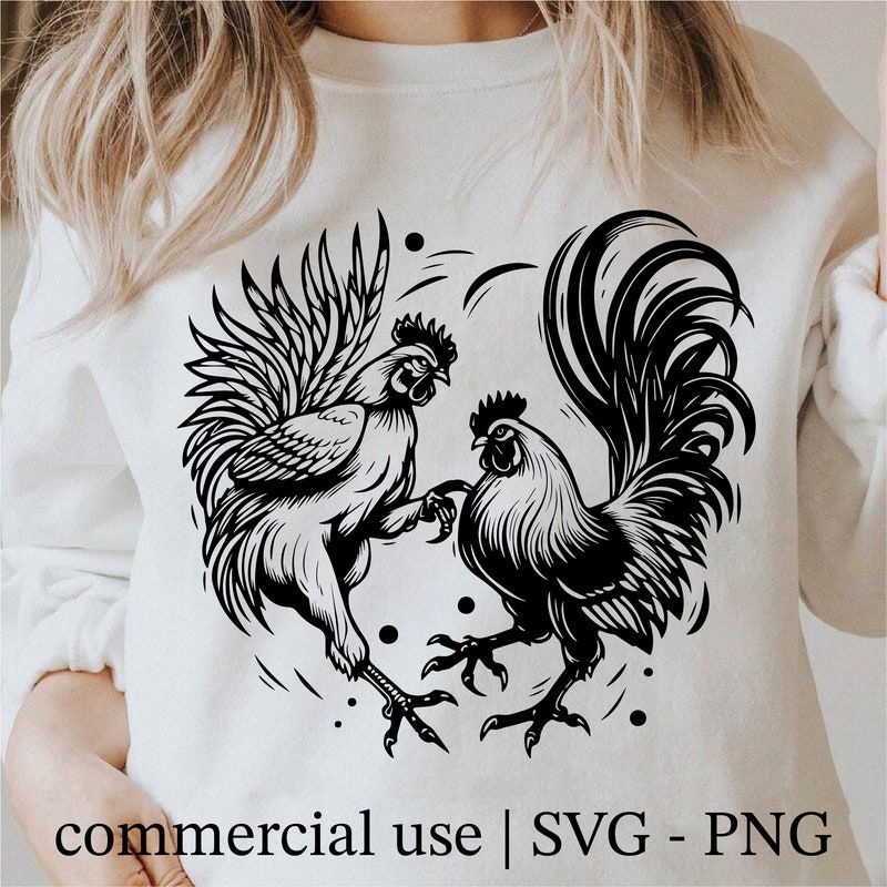 Rooster Svg - Etsy