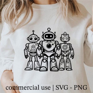 25 Designs Robot Svg Bundle, Android Robot Svg, Toy Robot Svg, Robotics ...