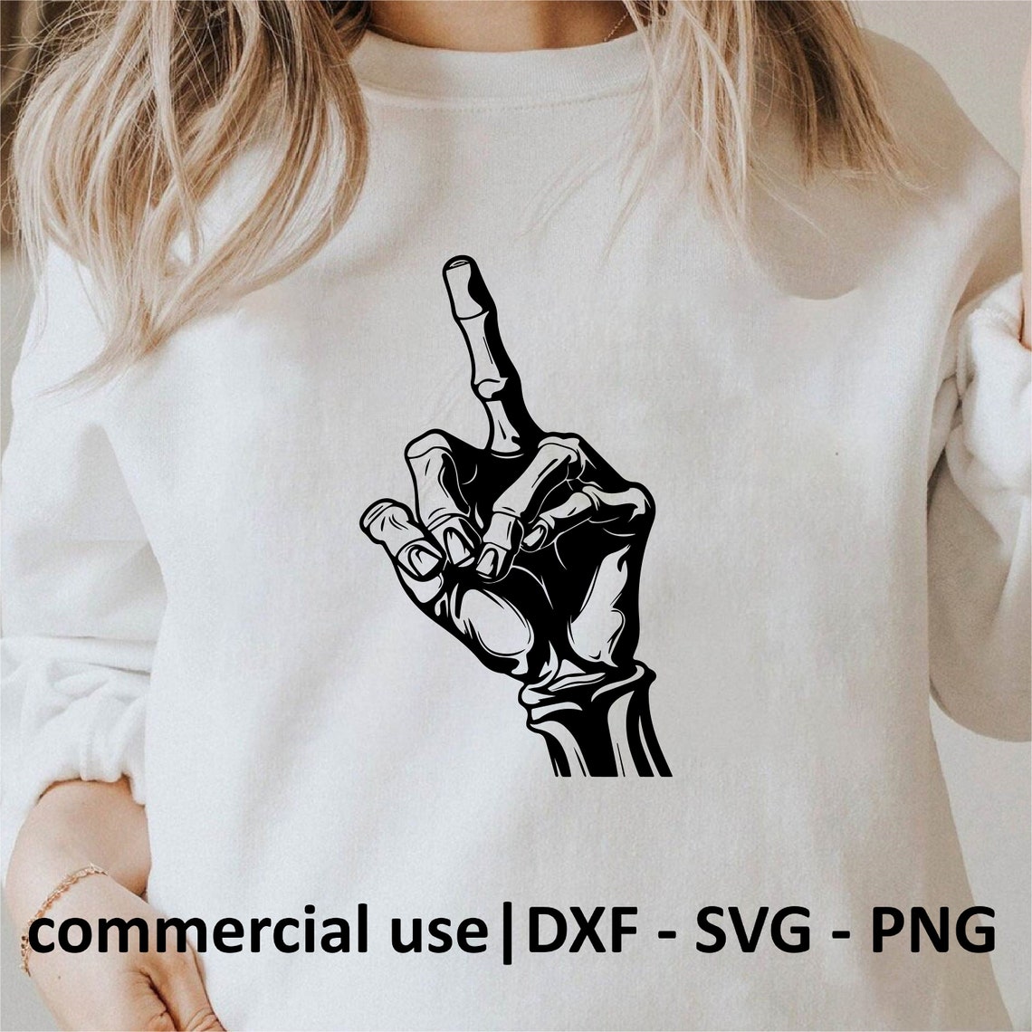 Middle Finger Skeleton Svg Middle Finger Png Middle Finger - Etsy