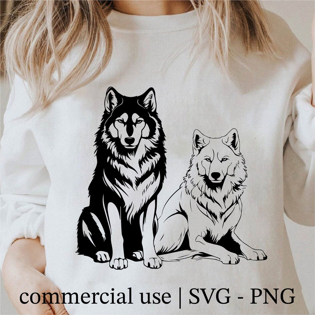 Wolf Svg, Sitting Wolf Svg, Sitting Wolf Png, Cricut Wolf Svg, Wolves ...