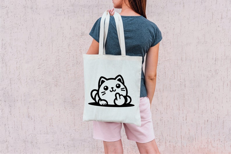 Cat Middle Finger Svg, Funny Cat Svg, Middle Finger Cat Png, Cute ...