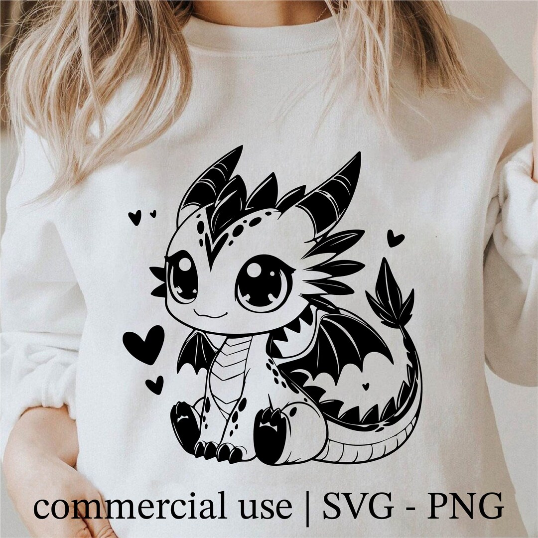 Cute Baby Dragon Svg, Cute Dragon Png, Baby Dragon Lover Svg, Baby ...