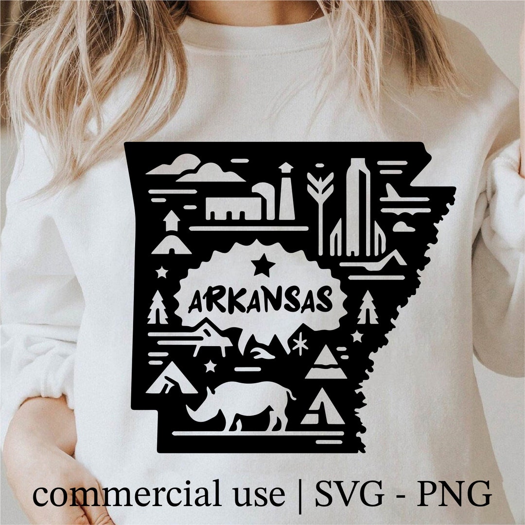 Arkansas Svg, State Svg, Arkansas Outline, Arkansas Shirt Design ...