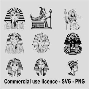Egyptian Svg Bundle, Egypt Png Bundle, Egyptian Symbols Sings Svg ...