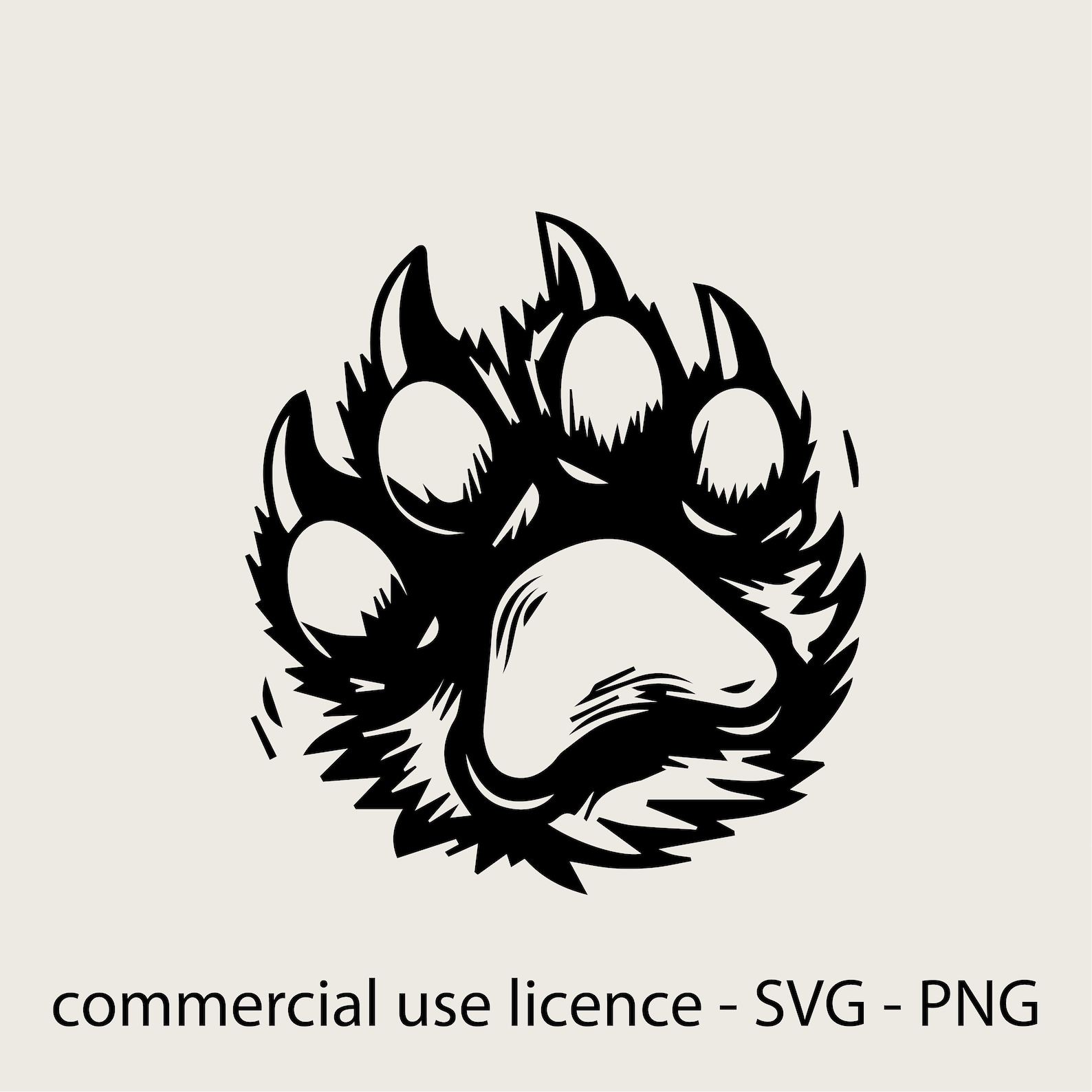 Wolf Paw Svg Wolf Paw Png Wolf Paws Silhouette Png Cricut - Etsy Canada