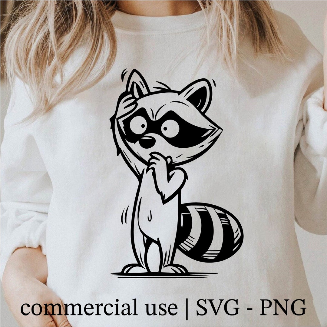 Cute Raccoon Svg, Raccoon Png, Baby Raccoon Png, Funny Raccoon Svg ...
