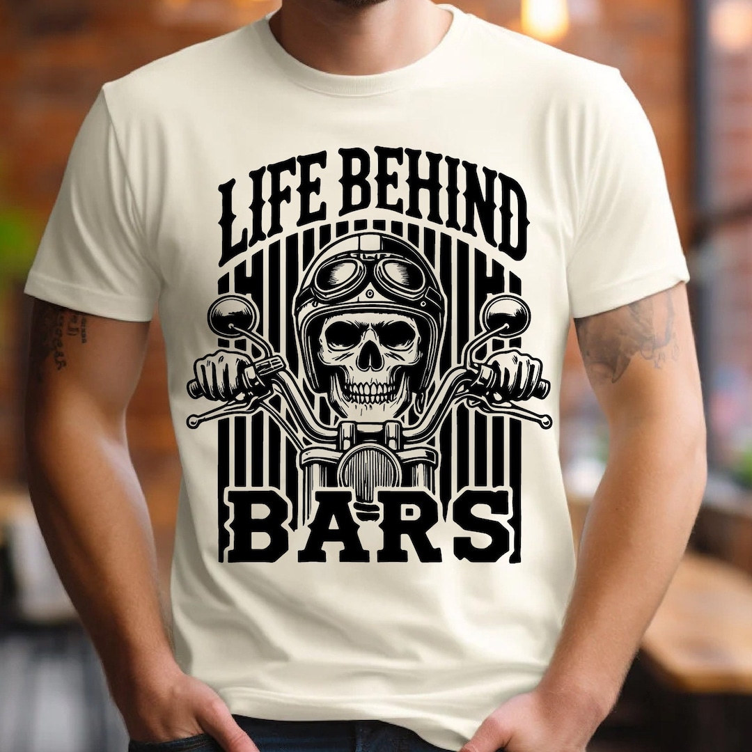 Life Behind Bars Svg, Motorcycle Svg, Skeleton Outline, Skeleton ...