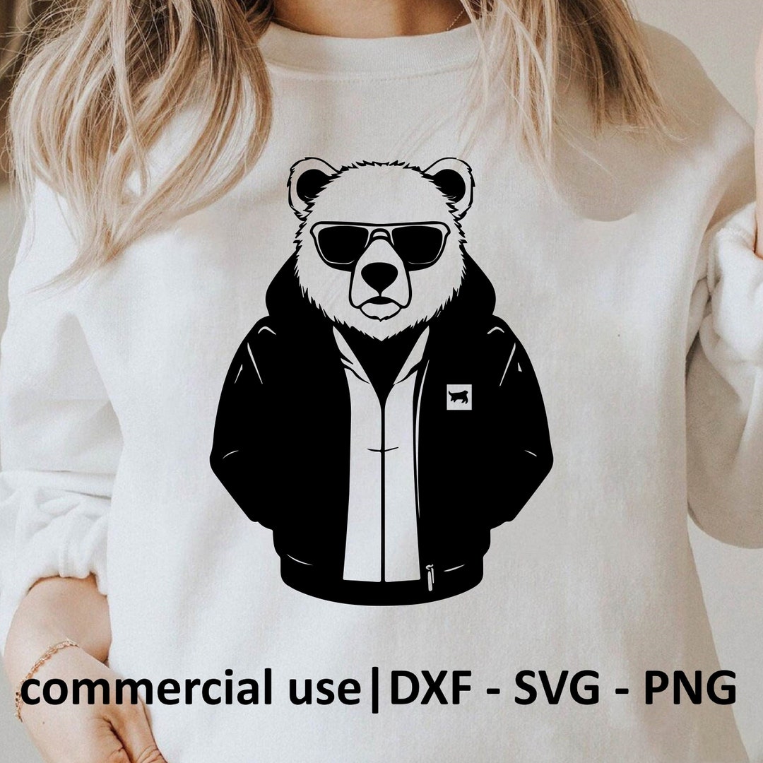 Cool Bear Svg Cool Bear Png Bear Svg for Shirt Bear Cricut - Etsy