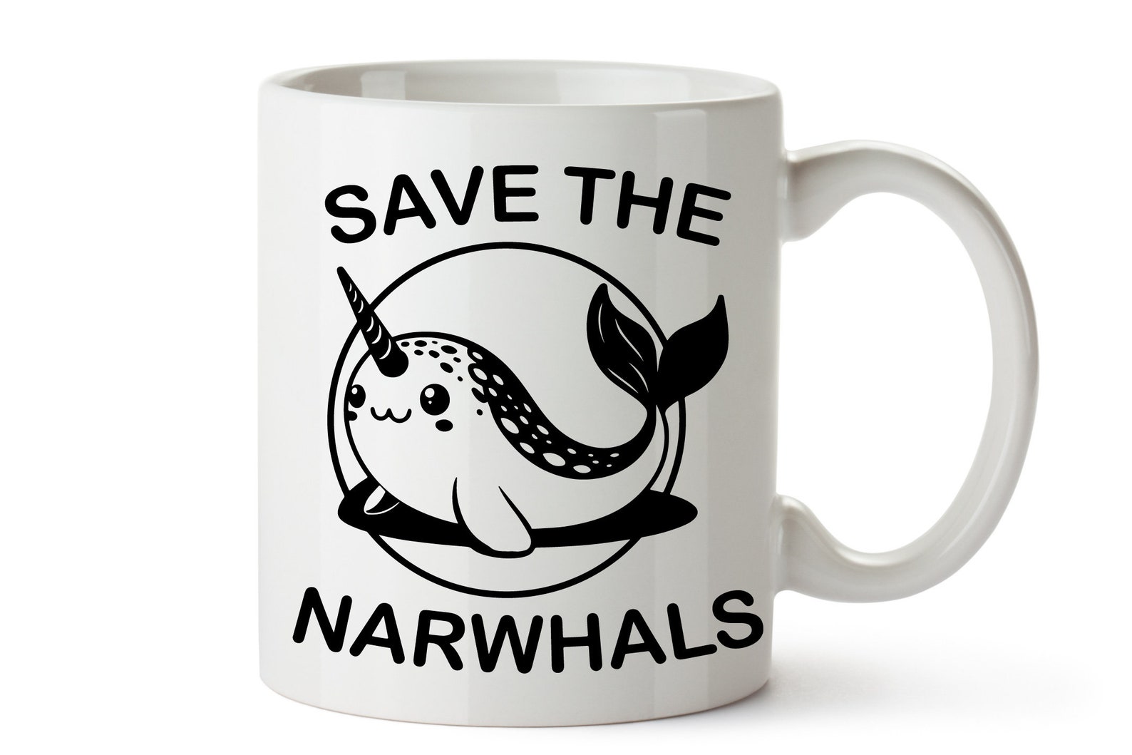 Save the Narwhal Svg, Cute Narwhal Png, Narwhal Clipart, Cute Animal ...