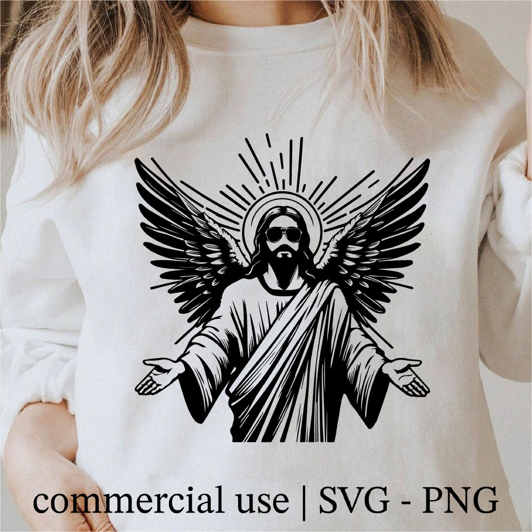 Cool Jesus Svg, Funny Jesus Png, Son of God Svg Cut File, Jesus Shirt ...