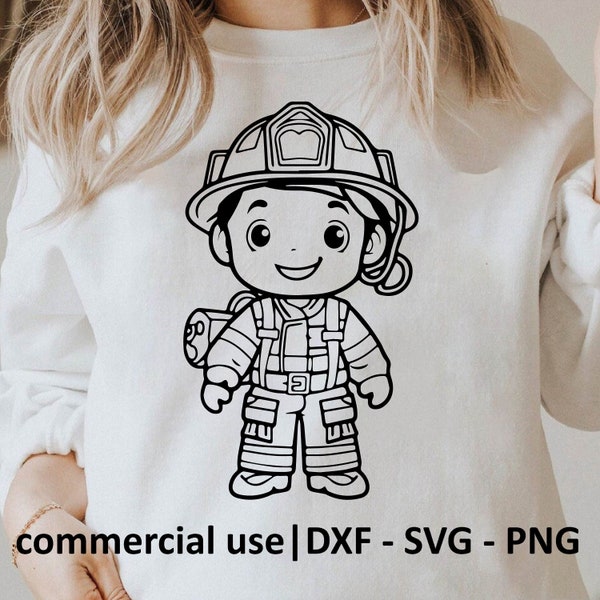 Volunteer Firefighter Svg - Etsy