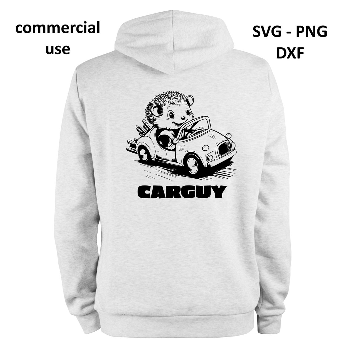 Hedgehog Svg Png Dxf Car Guy Svg Car Driver Svg Cute - Etsy