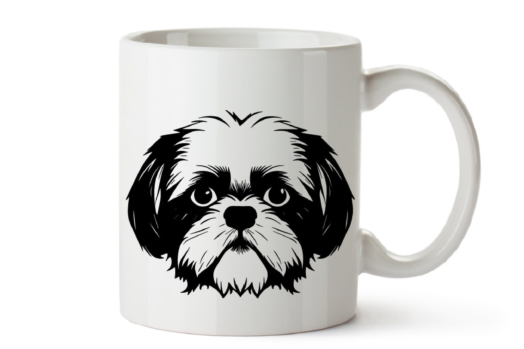 Shih Tzu Svg Bundle, Cute Shih Tzu Face Png, Puppy Shih Tzu Silhouette ...