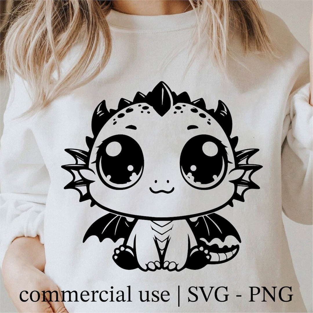 Cute Baby Dragon Svg, Cute Dragon Png, Baby Dragon Lover Svg, Baby ...