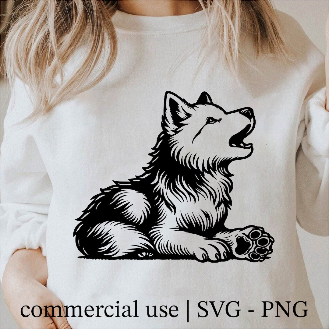 Wolf Puppy Svg, Baby Wolf Png, Cricut Wolf Png, Wolf Cub Png, Wolf Pup ...