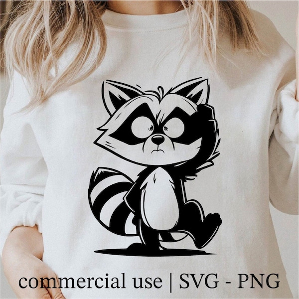 Funny Raccoons Svg - Etsy