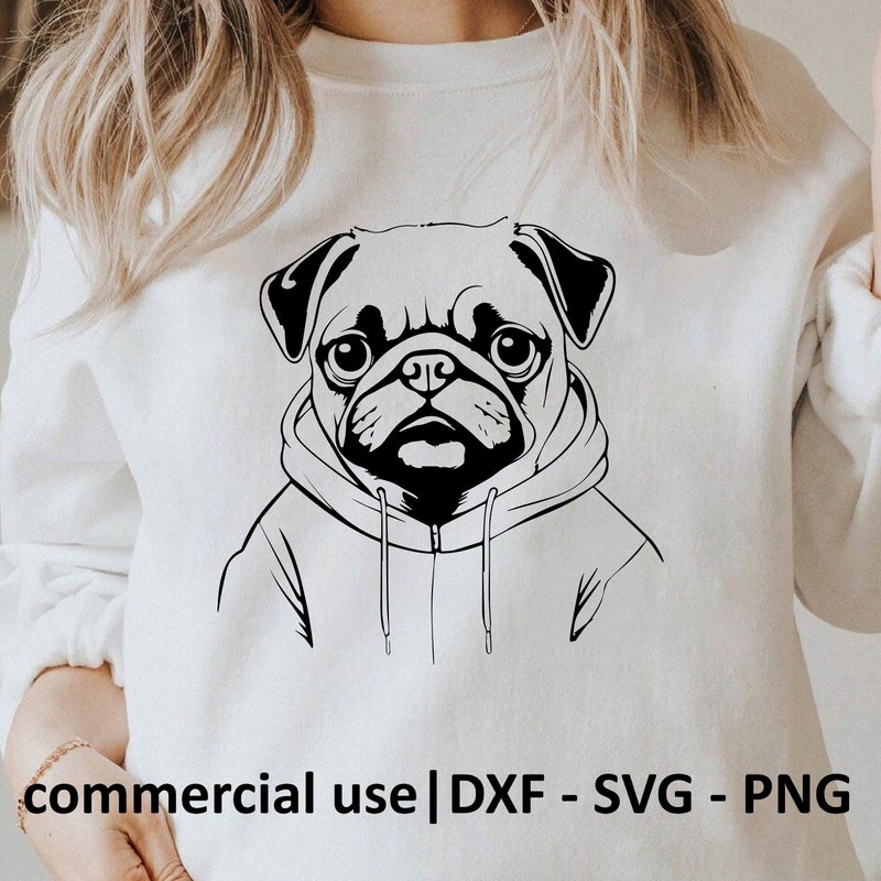 Pug Svg - Etsy