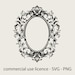 63 Unique Oval Frame Svg Bundle, Decorative Oval Frame Svg, Cricut Oval ...