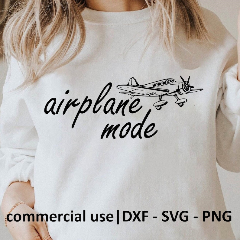 Modo avión svg, png, modo vacaciones svg, avión cricut svg para camisa ...