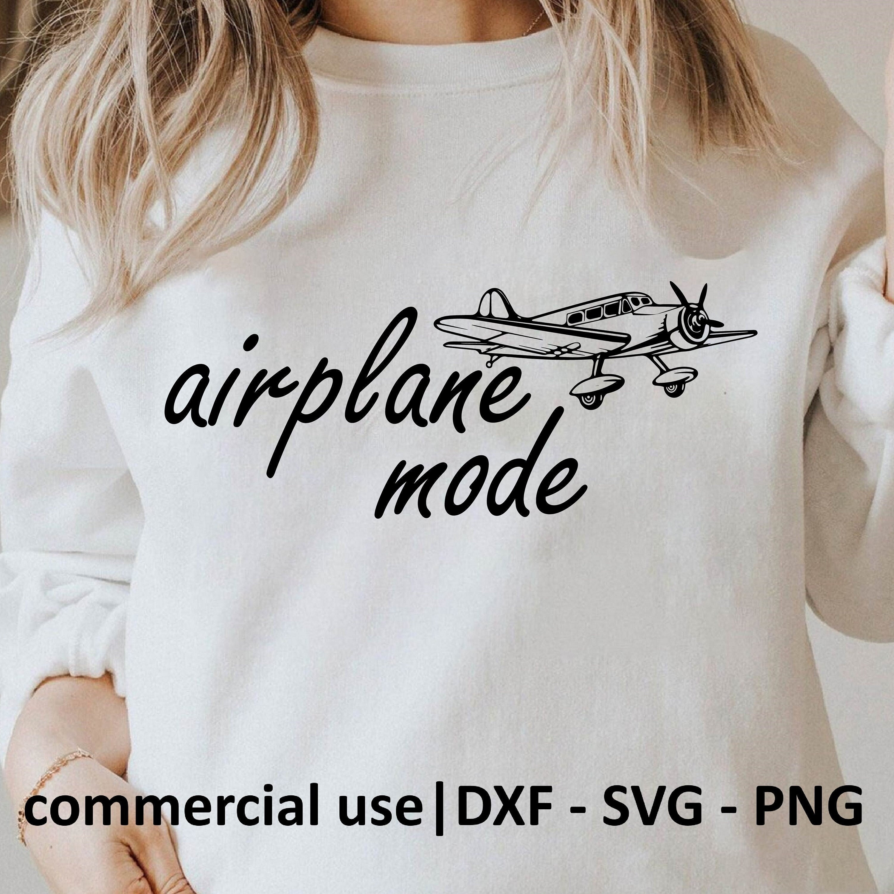 Modo avión svg, png, modo vacaciones svg, avión cricut svg para camisa ...