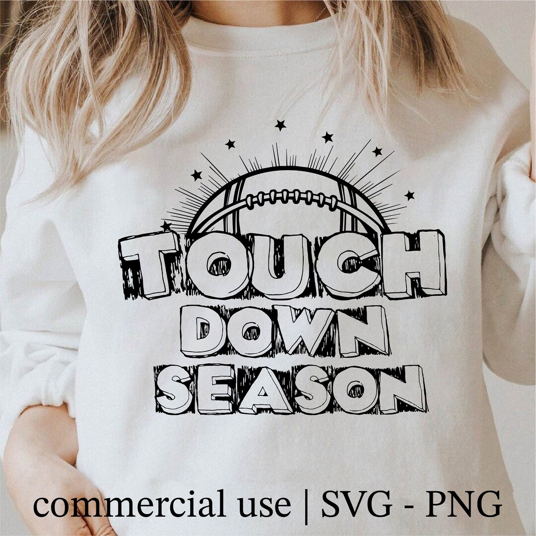 Touchdown Season Svg, Football Svg, Football Png, Football Clipart ...