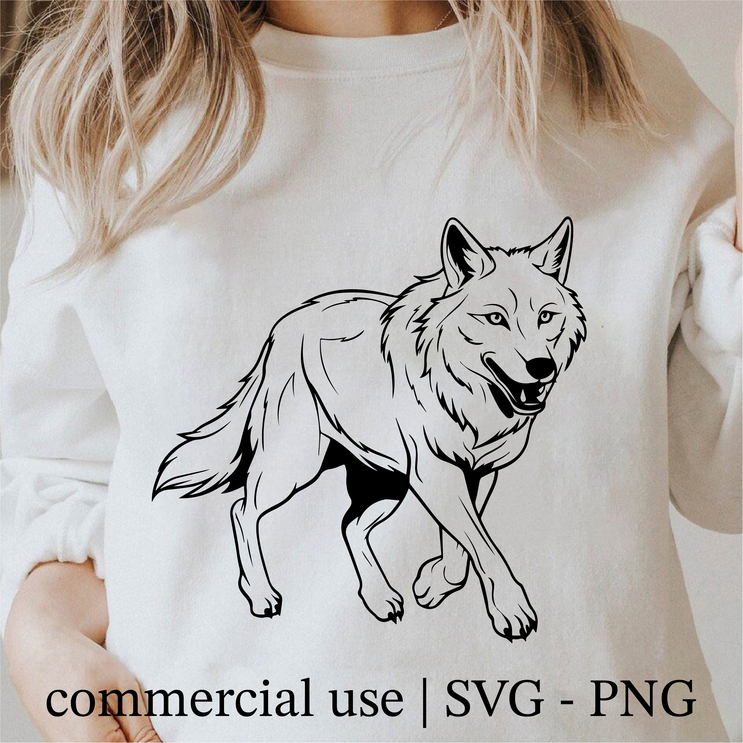 A Little Wolf Svg Running Wolf Svg Baby Wolf Png Cricut - Etsy