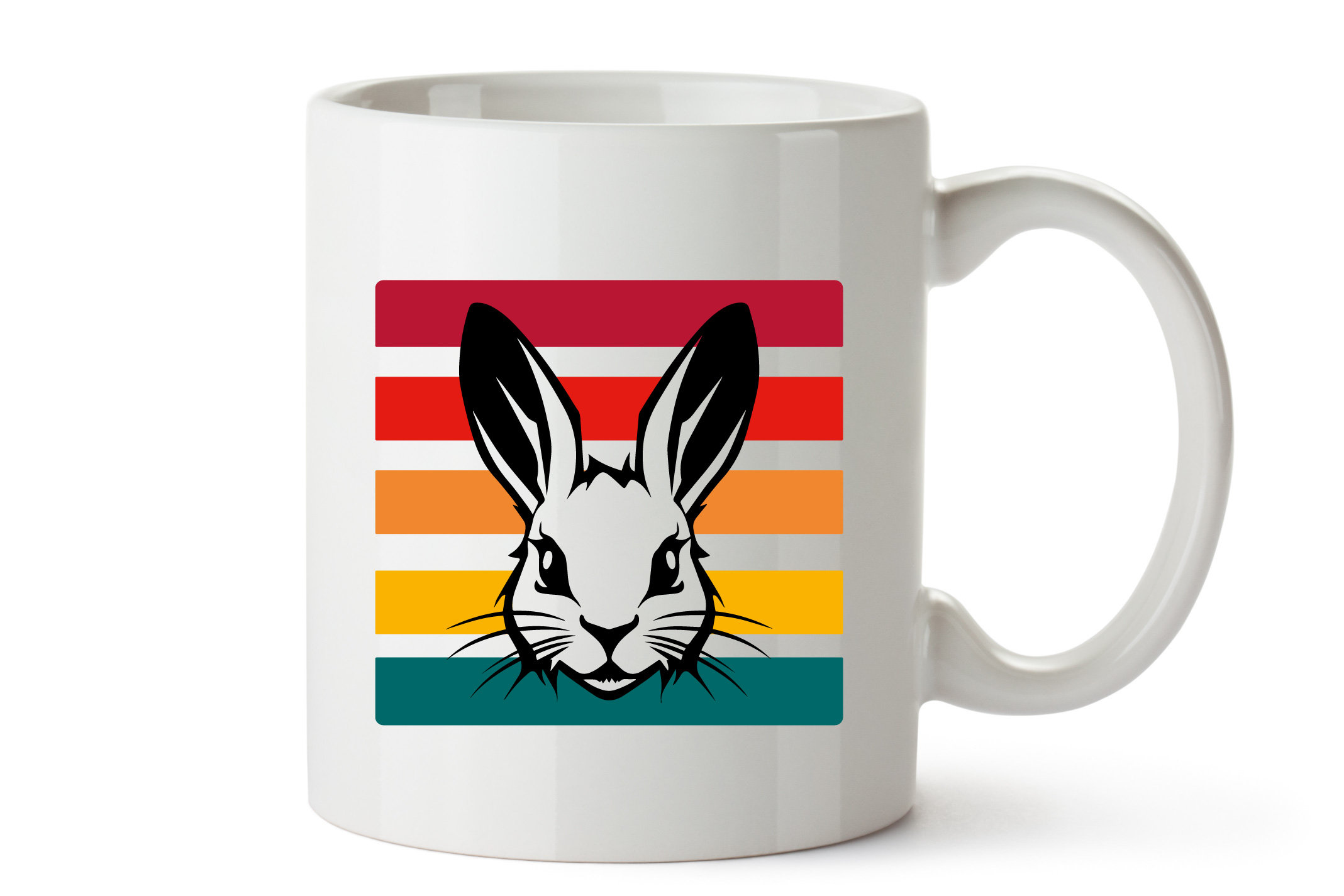 Sunshine Rabbit Svg Daylight Bunny Png Retro Rabbit Svg - Etsy