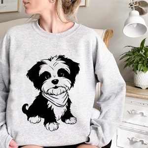 Morkie Puppies Svg Bundle, Cute Morkie Puppy Svg, Morkie Clipart, Dog ...