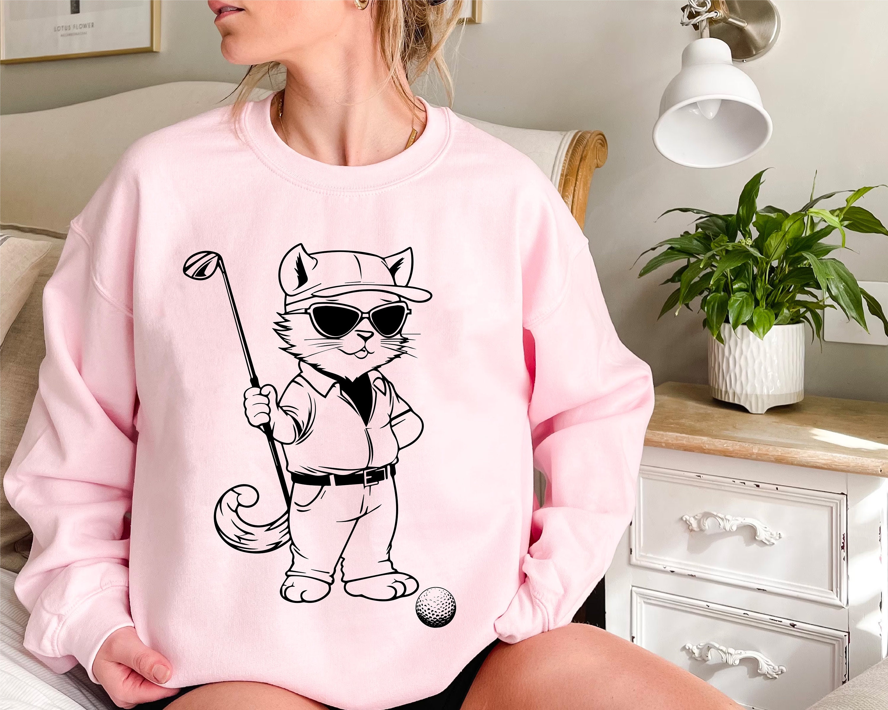 Cat Golfing Svg Cool Golfer Svg Golf Png Cool Cat Svg Golf - Etsy