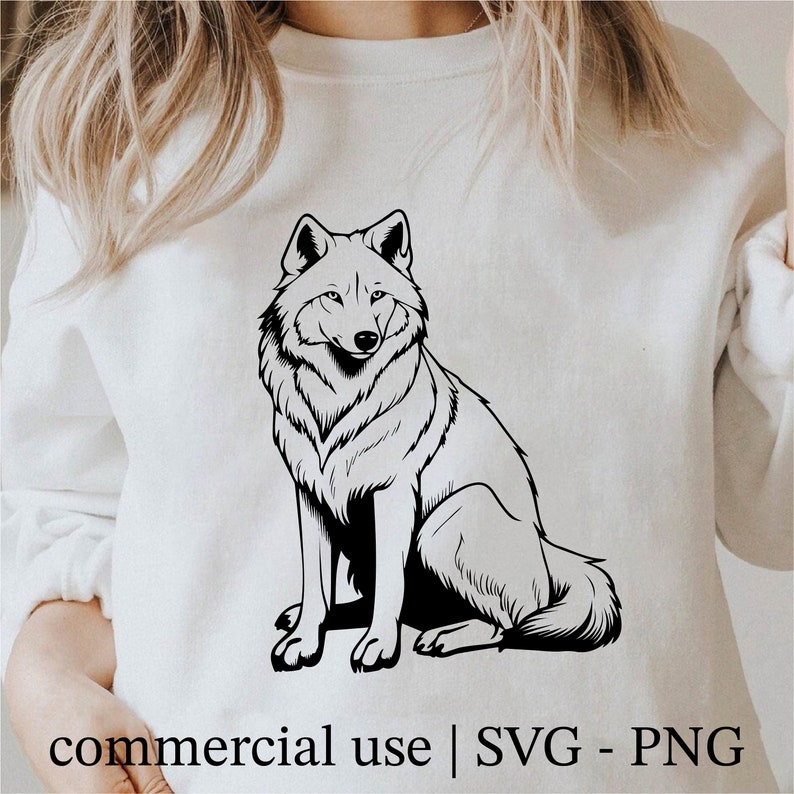 Lobo svg, lobo sentado svg, lobo sentado png, cricut lobo svg, lobos ...