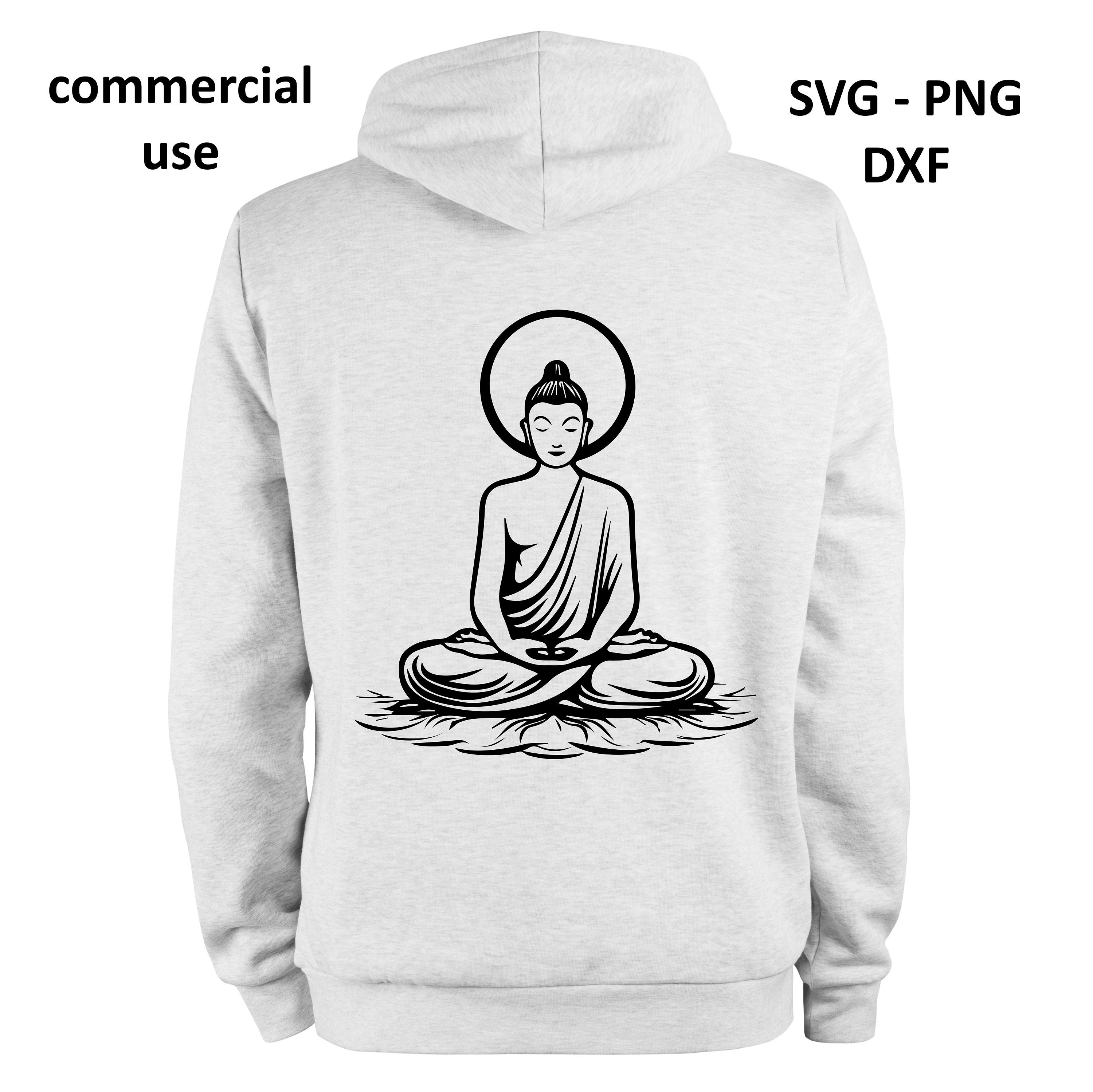 Buda Svg, Png, Dxf, Imágenes Prediseñadas de Meditación de Buda ...