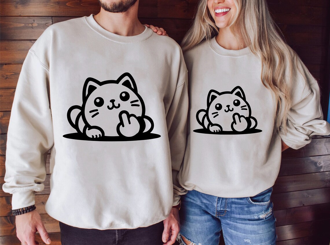 Cat Middle Finger Svg, Funny Cat Svg, Middle Finger Cat Png, Cute ...