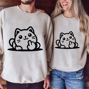 Cat Middle Finger Svg, Funny Cat Svg, Middle Finger Cat Png, Cute ...