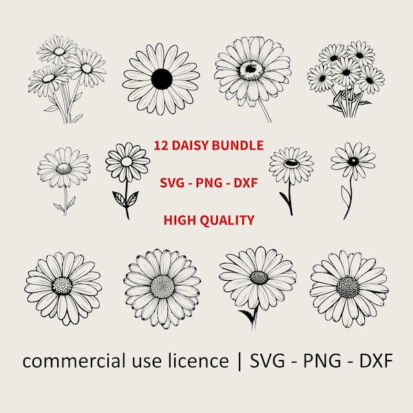 Daisy Svg - Etsy