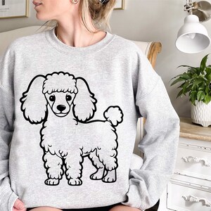 Poodle Svg Bundle, Cute Poodle Face Png, Puppy Poodle Silhouette Svg ...
