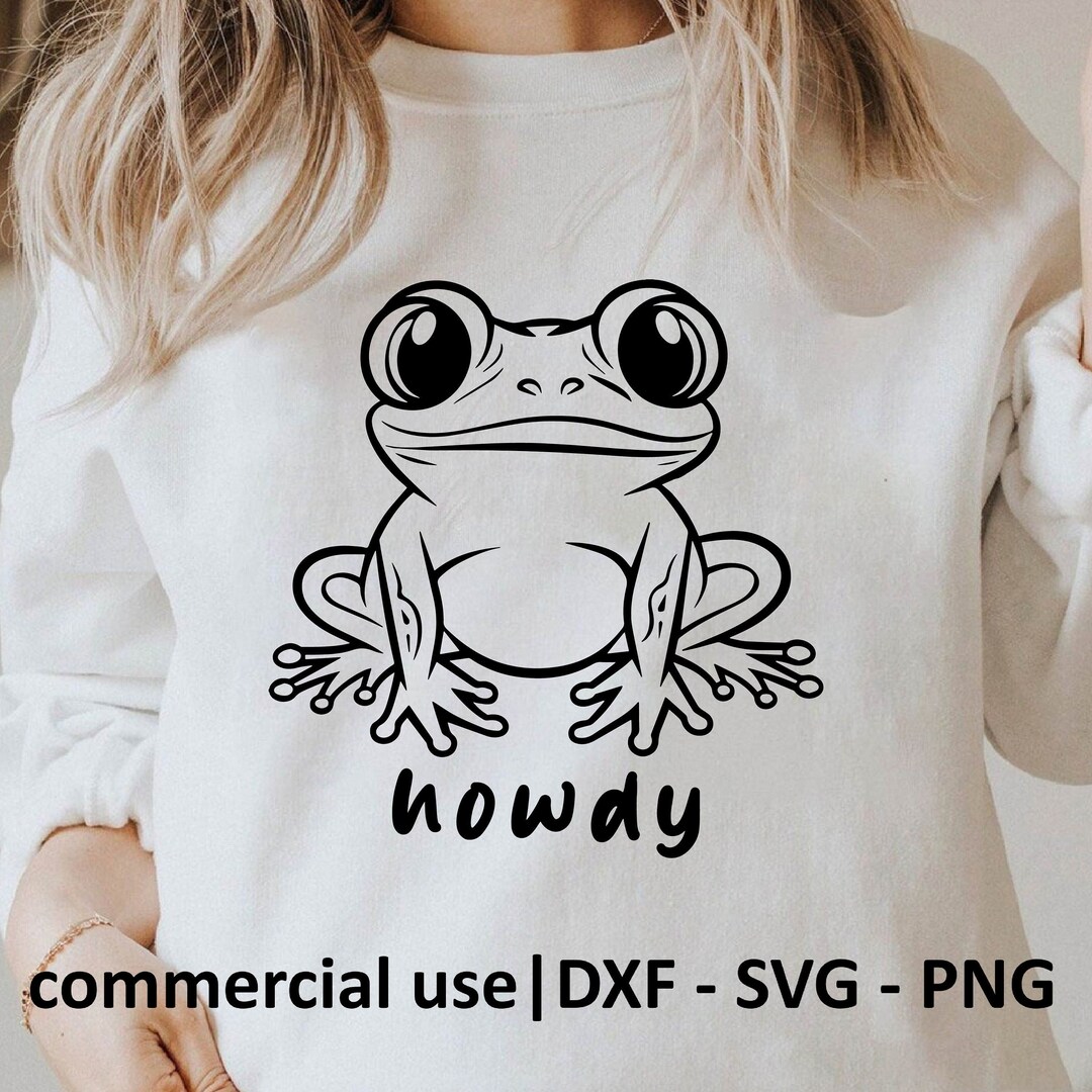 Howdy Frog Svg, Howdy Frog Png, Howdy Svg for Shirt, Cute Frog Cricut ...