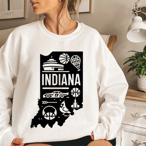 Indiana Svg, State Svg, State Png, Indiana Outline, Indiana Shirt ...
