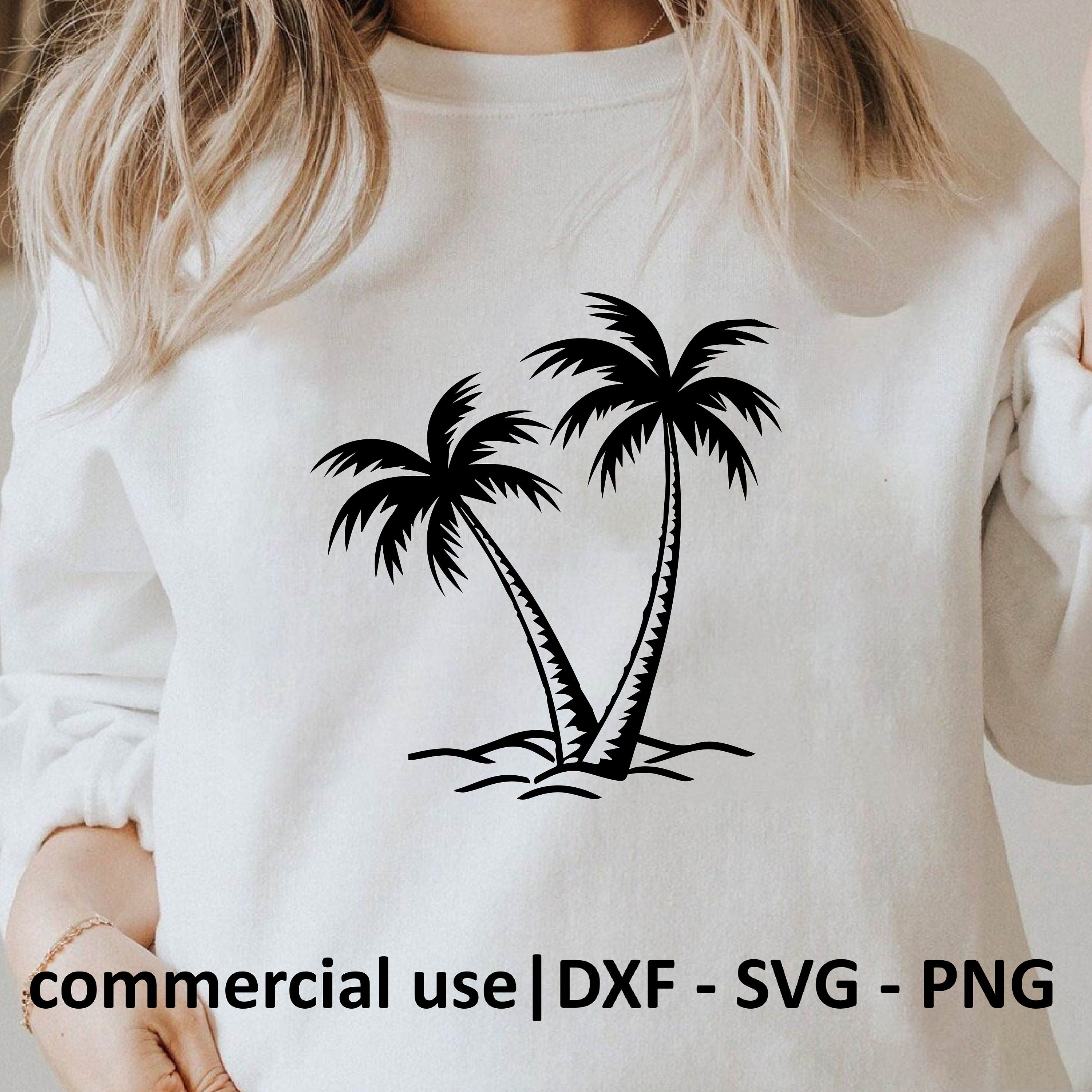Minimalist Palm Trees Svg Palm Tree Png Summer Svg for - Etsy