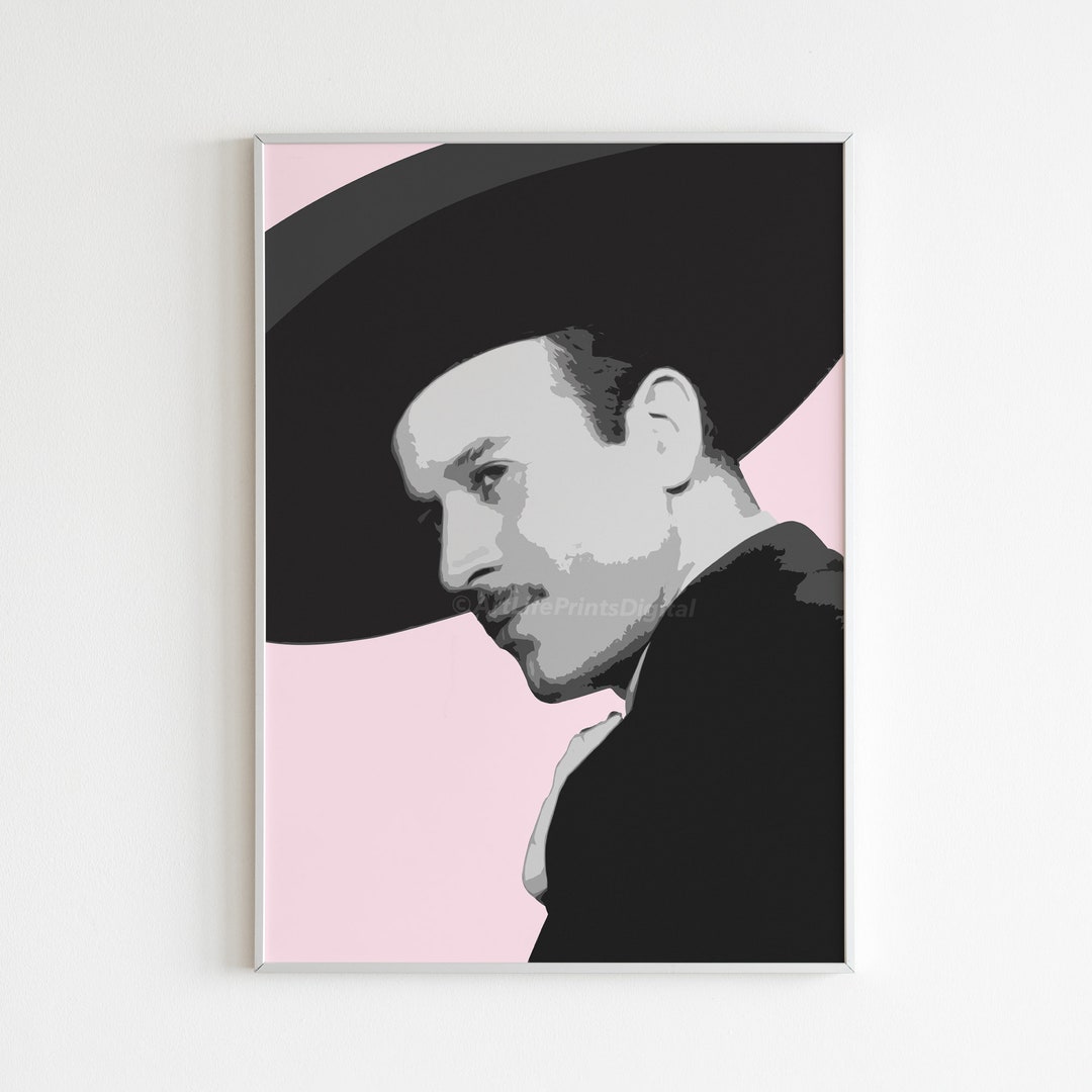 Pedro Infante Poster, Pop Modern Stencil Print, Pop Art, Andy Warhol ...