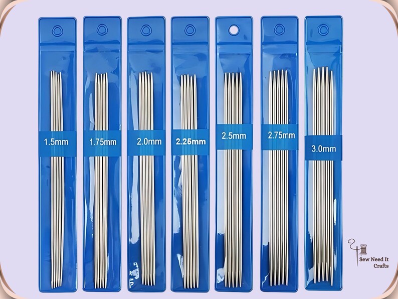 5 Pcs Short Knitting Needles Set 15cm 5.9in, Dpns, Socks Knitting, Hat ...