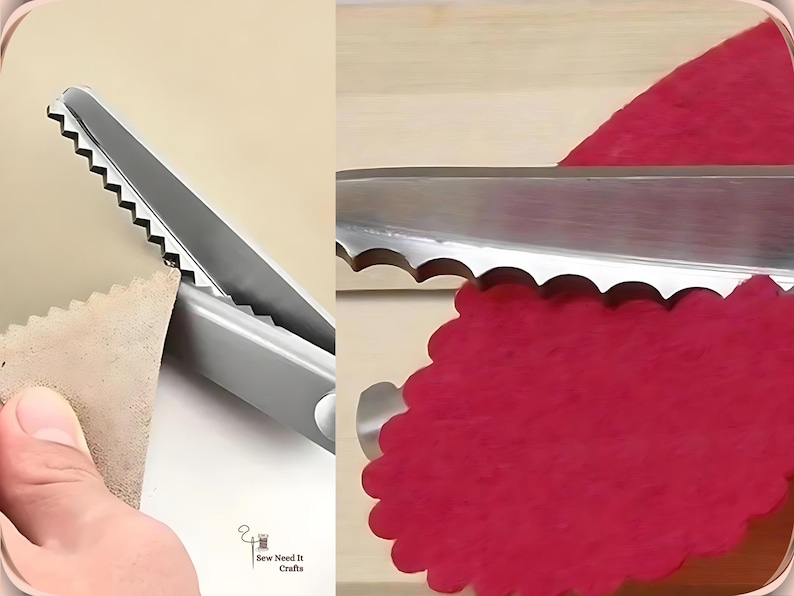 Zigzag, Scallop Professional Pinking Scissors 2-18mm, Decorative ...