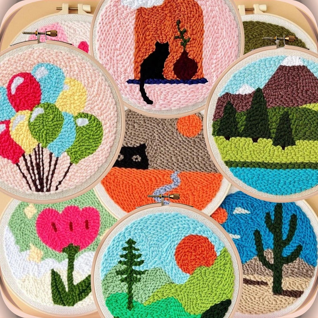 Punch Needle Kits, Punch Needle Set, Punch Needle Tool, Punch Needle ...